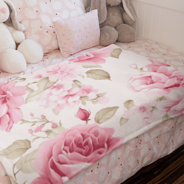 Coquette Velveteen Plush Blanket, Coquette Room Decor, Pink Bow Blanket ...