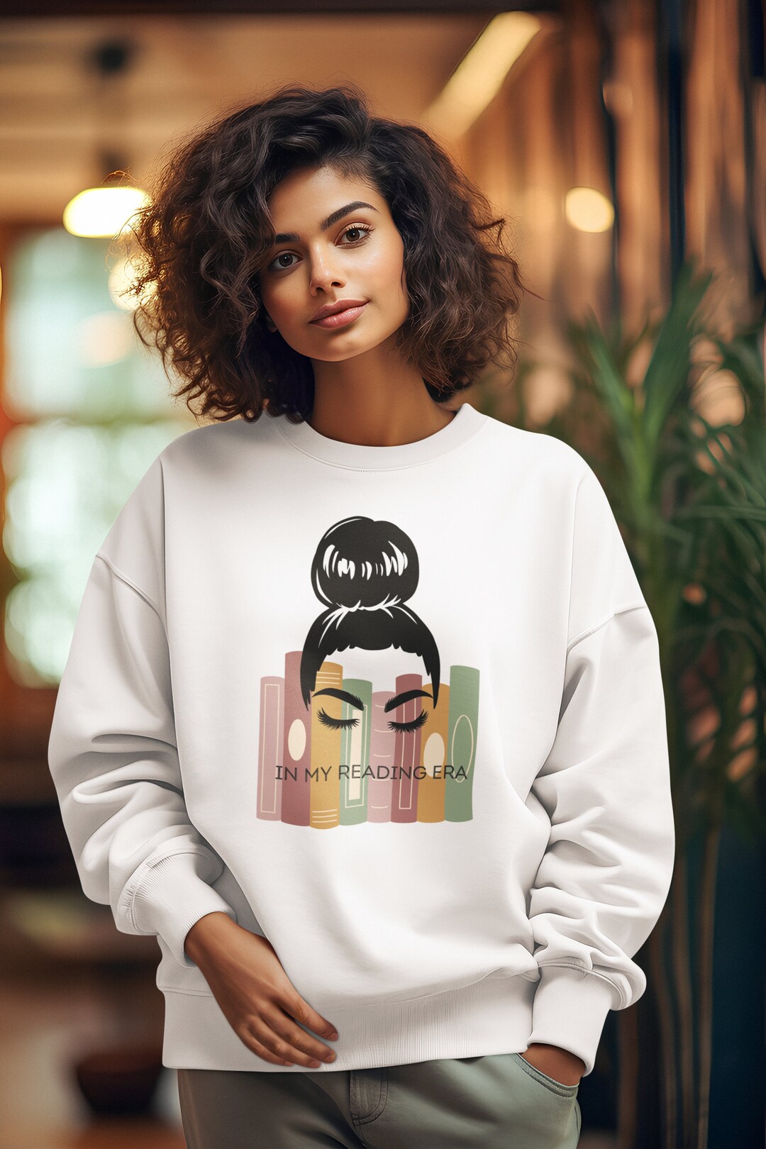 In My Reading Era Crewneck Sweatshirt, Bookworm Gift Ideas, Reading ...