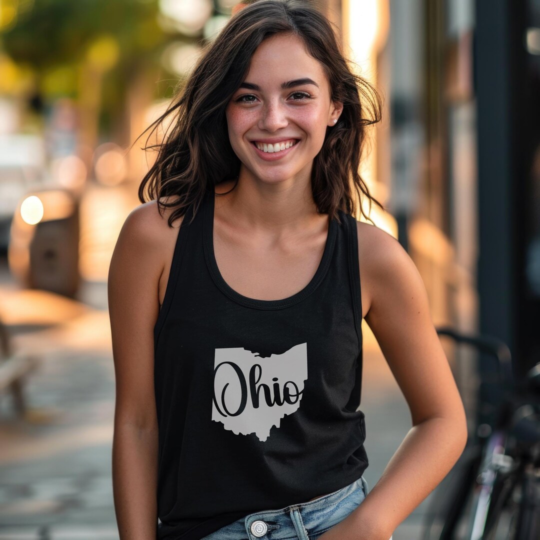 Ohio Tank Top, State of Ohio Tank, Buckeye State Tank, Ohio Summer ...