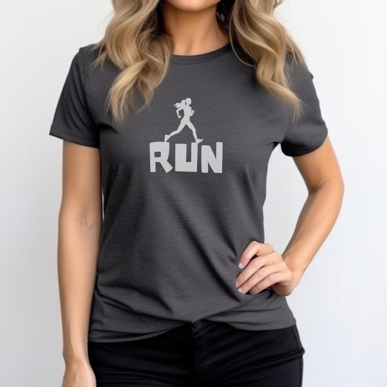 Runner Girl Tee Shirt, Trail and Track Runner, Girl Runner T-shirt ...