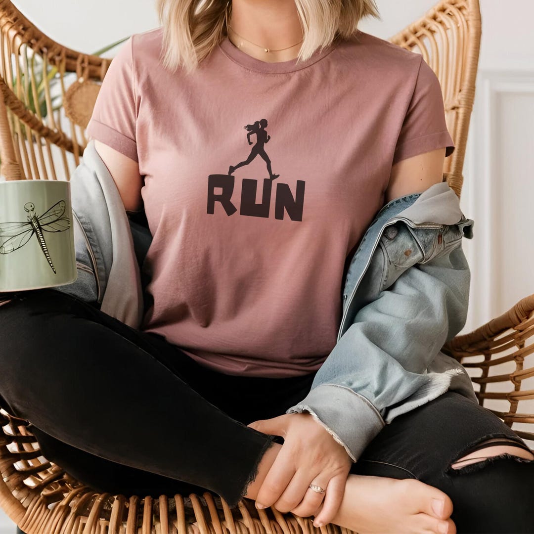 Runner Girl Tee Shirt, Trail and Track Runner, Girl Runner T-shirt ...