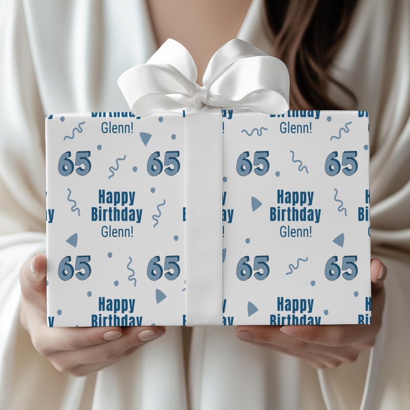 67 Years Wrapping Paper - Etsy