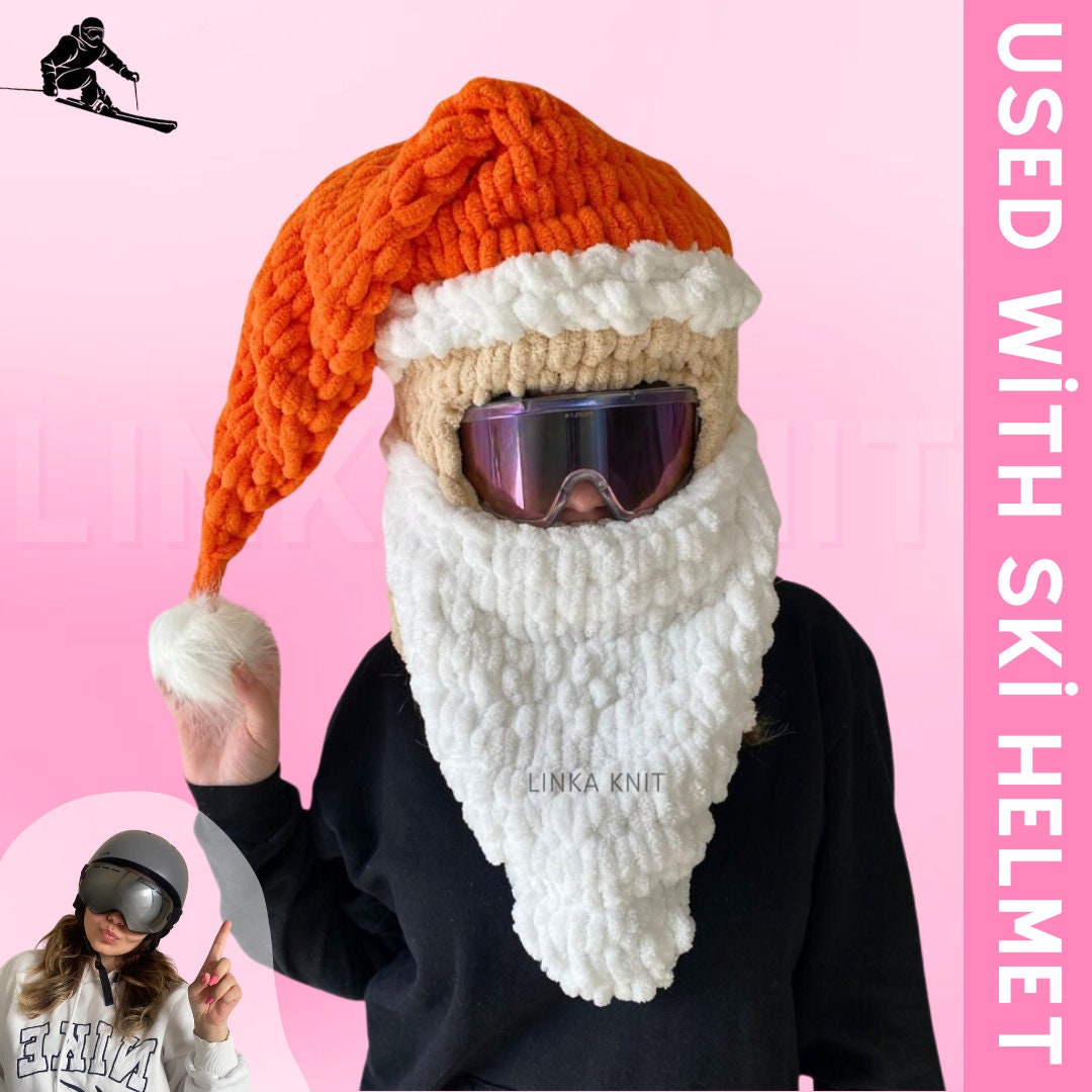 Santa Claus Balaclava | Santa Claus Ski Mask | Helmet Protector ...