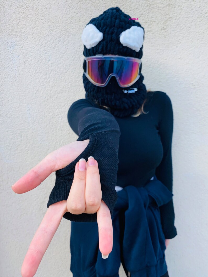 Movie Character Ski Mask Handmade Balaclava, Animal Balaclava, Venom ...
