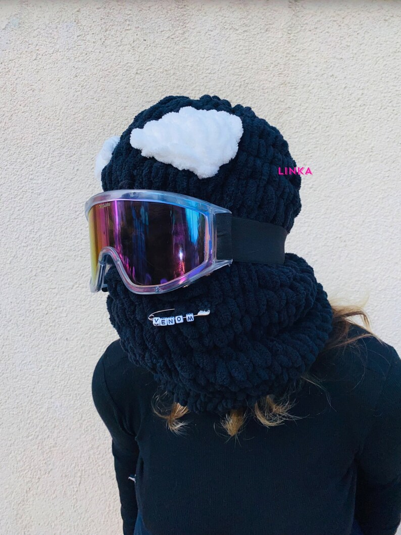 Movie Character Ski Mask Handmade Balaclava, Animal Balaclava, Venom ...