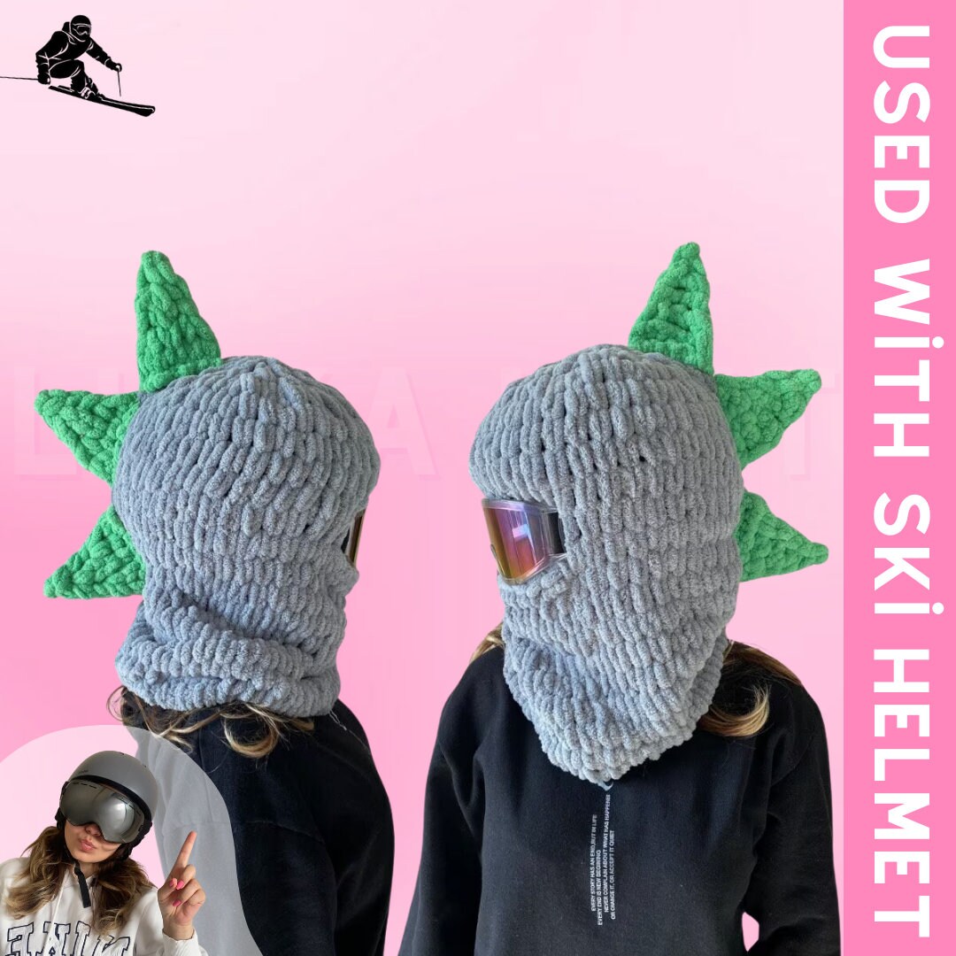 Thorn Ski Mask,handmade Ski Mask,dinosaur Ski Helmet Mask,helmet ...