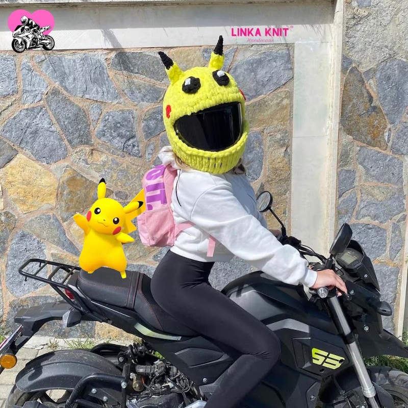 Pikachu Helmet Cover - Etsy