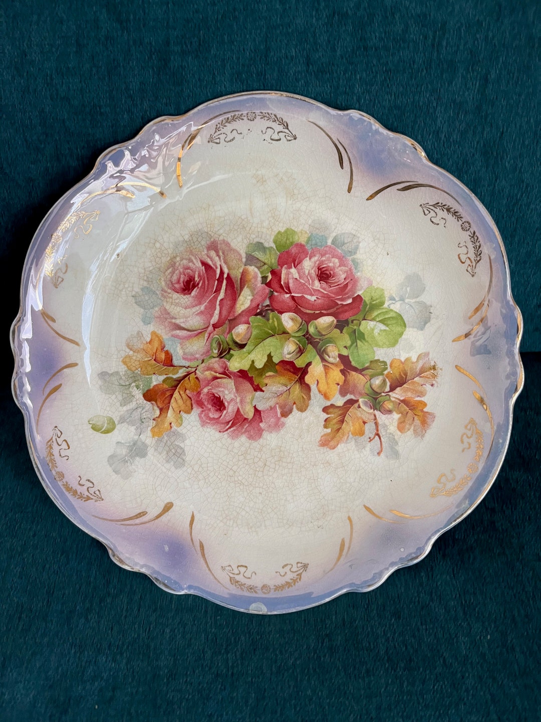 Rose Plate Collection, Vintage - Etsy