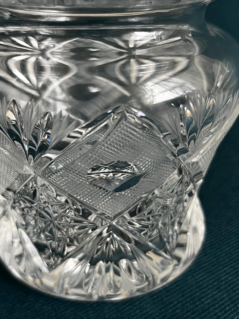 1960s Starburst Crystal Jam Jar - Etsy