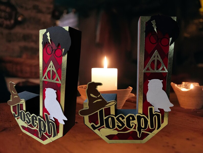 Harry Potter 3D Letter Hogwarts Gryffindor Custom Letter Birthday ...