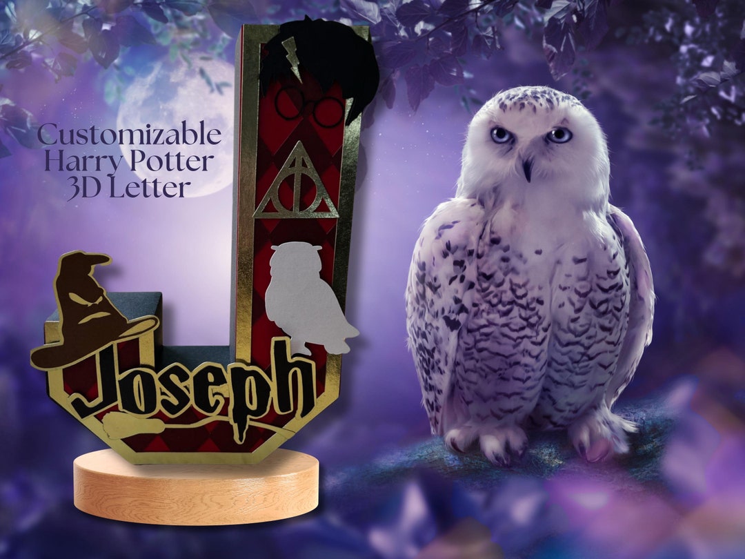 Harry Potter 3D Letter Hogwarts Gryffindor Custom Letter Birthday ...