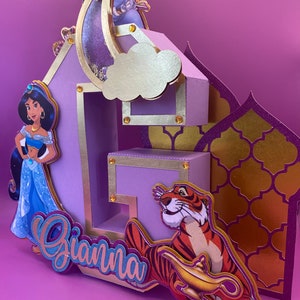 Princess Jasmine 3D Letter - Etsy