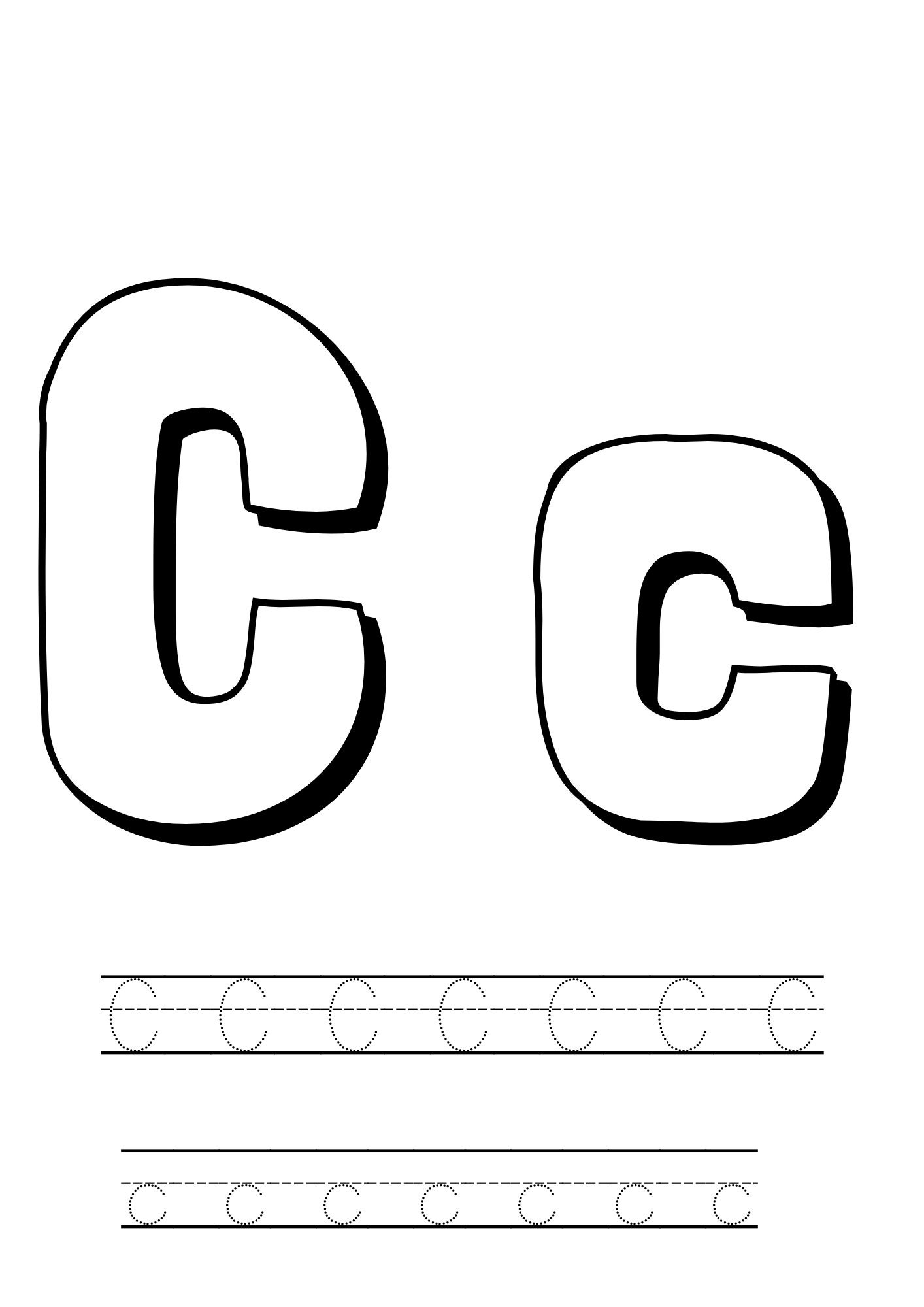 Alphabet Colour and Trace Worksheets - Etsy