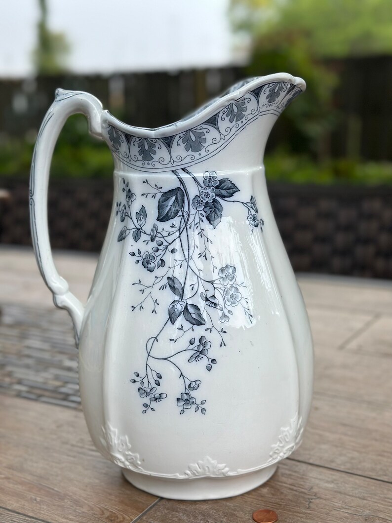 Antique Alfred Meakin Parisian Granite Rosaline Pattern 13 - Etsy