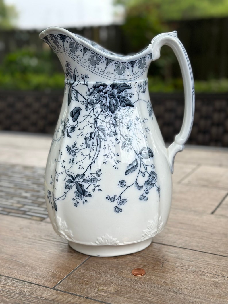 Antique Alfred Meakin Parisian Granite Rosaline Pattern 13 - Etsy