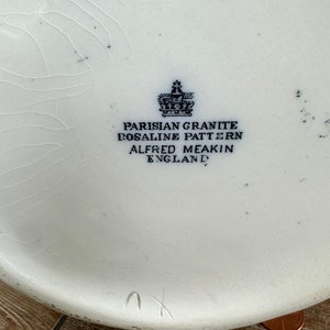 Antique Alfred Meakin Parisian Granite Rosaline Pattern 13 - Etsy