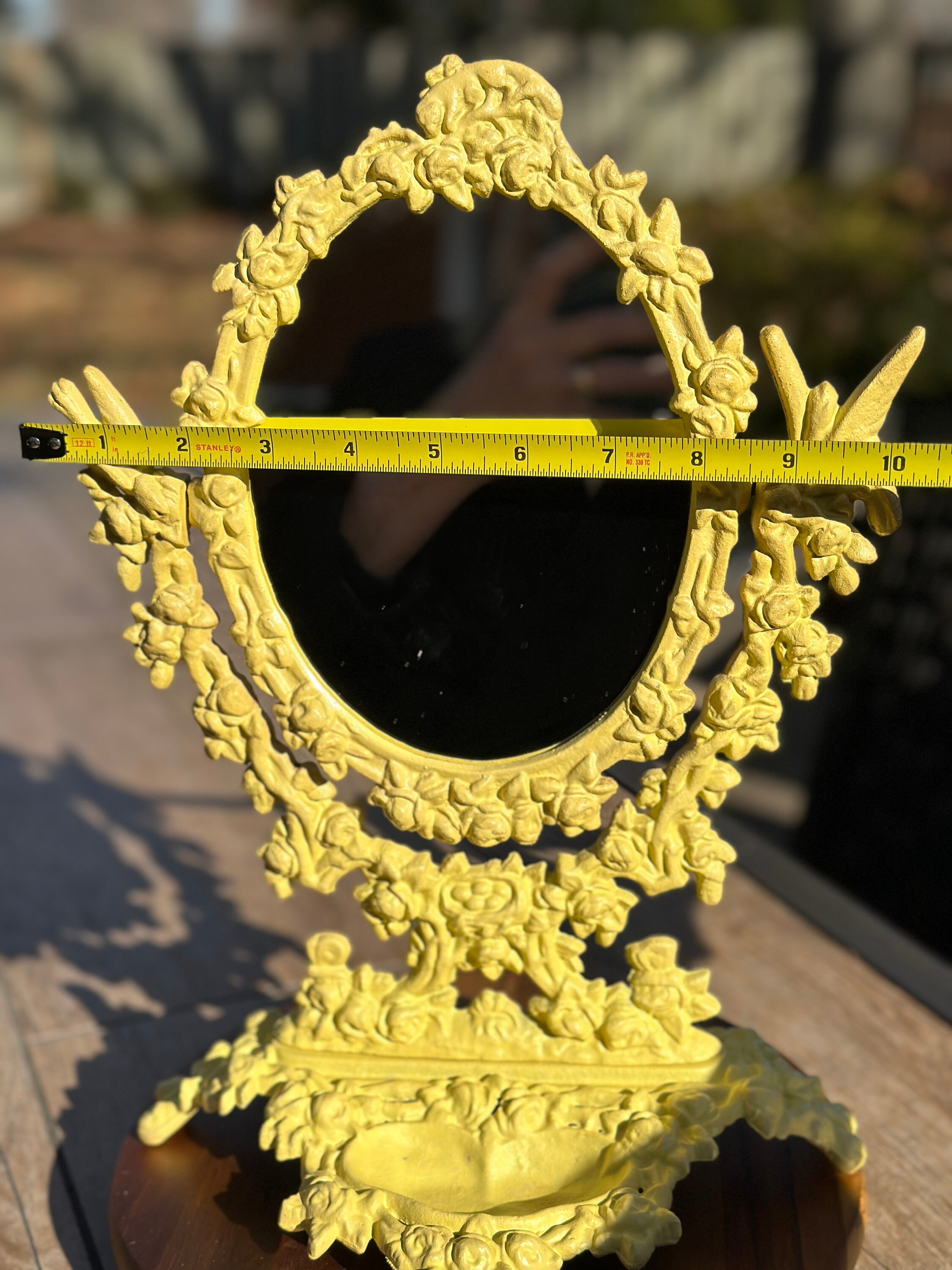 Vintage French Style Ornate Vanity Mirror, Robert EMIG 1440, Standing ...