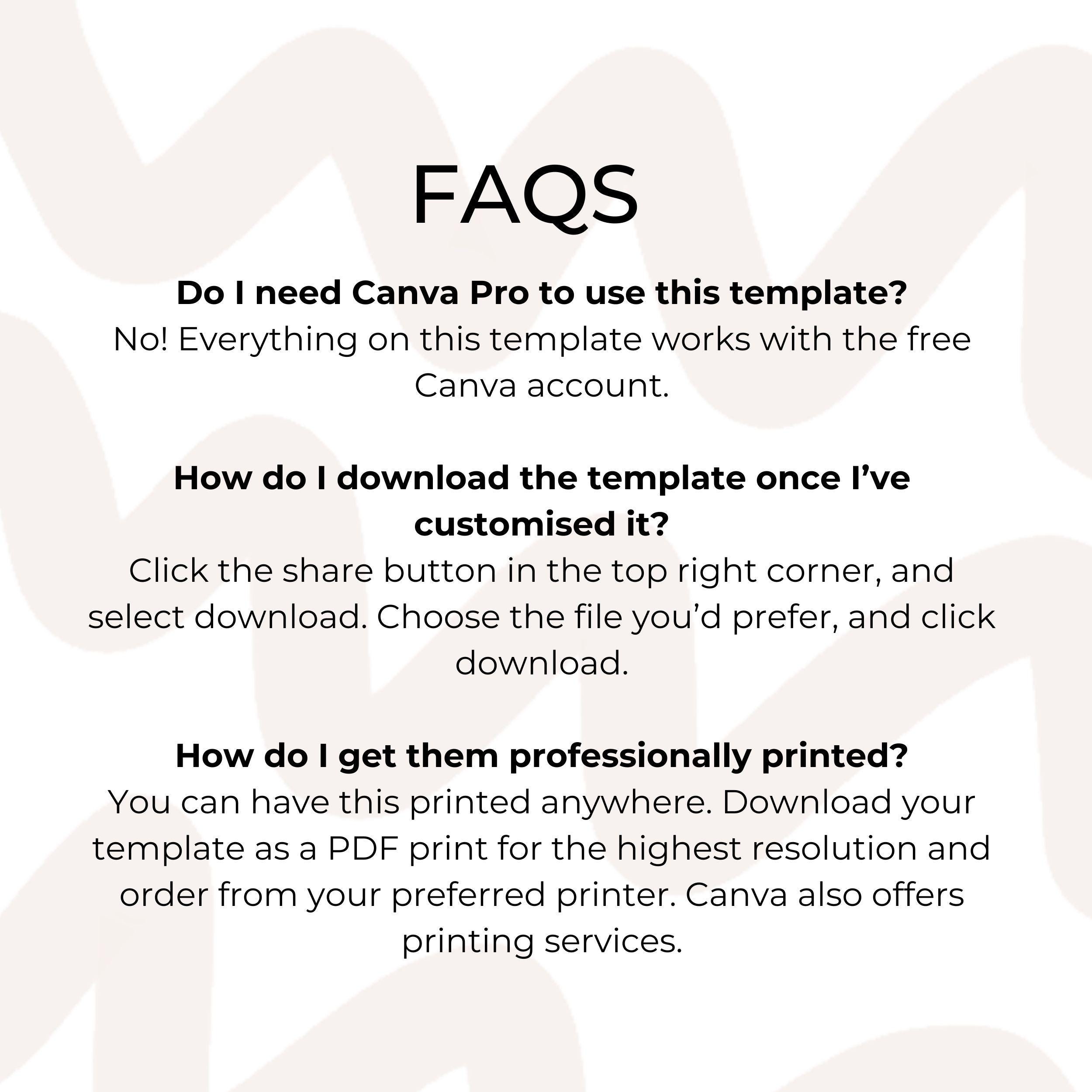 Catering Business Card Template: QR Code, Editable DIY Design (canva ...
