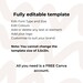 Catering Business Card Template: QR Code, Editable DIY Design (canva ...