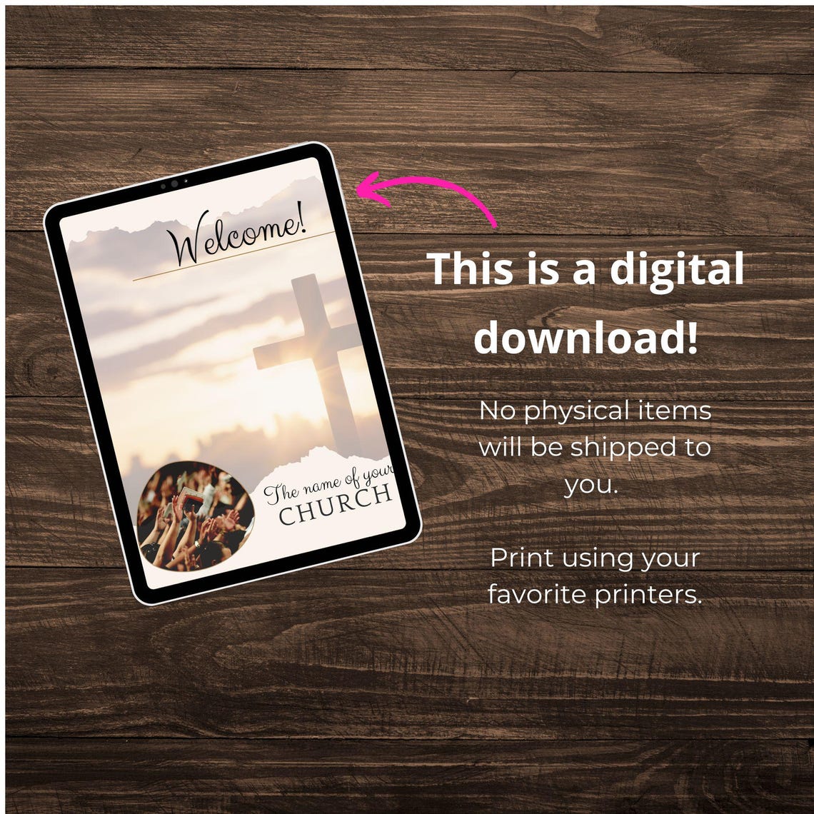 Church Welcome Packet Template: New Member Brochure, Canva Editable (A4 ...