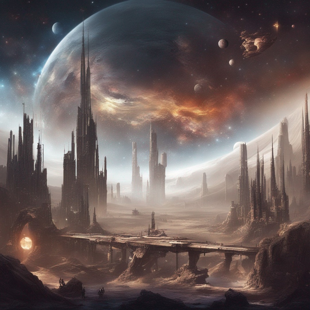 AI in Space, Digital Download, AI Art, Art, Space - Etsy