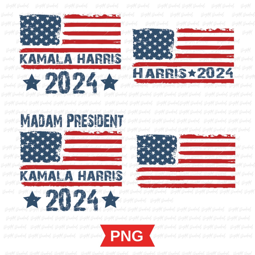 Kamala Harris 2024 Bundle Art / Kamala Harris Digital Art for Printing ...
