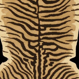 Indian Hand Tufted Wool Zebra Rug 3'x5' - Etsy