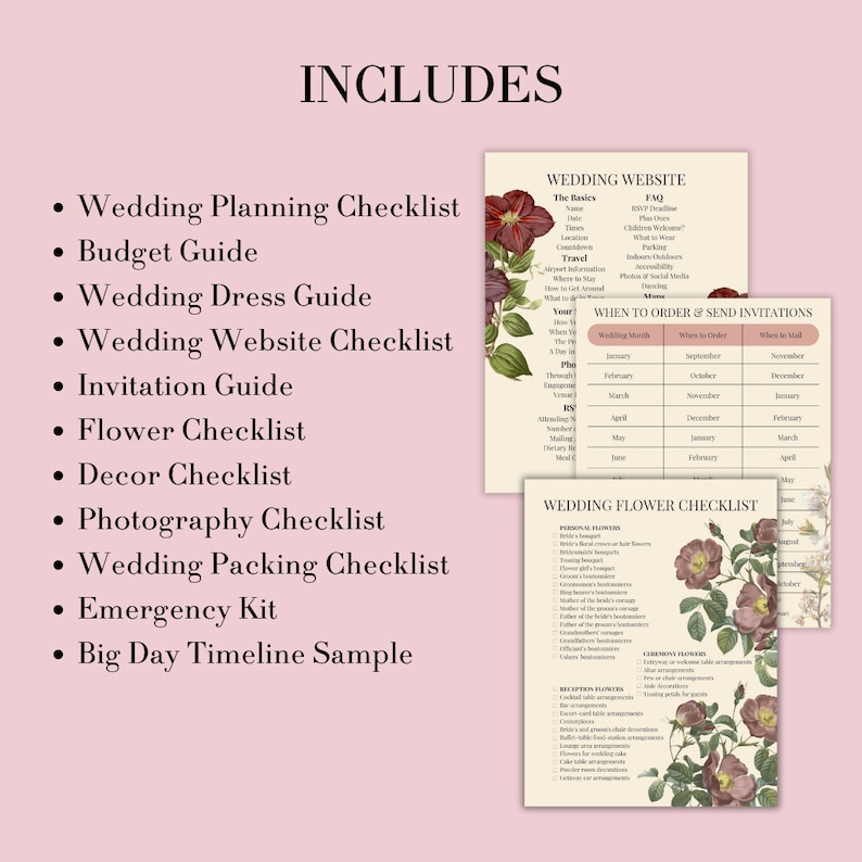 Your Ultimate Wedding Planning Guide - Etsy