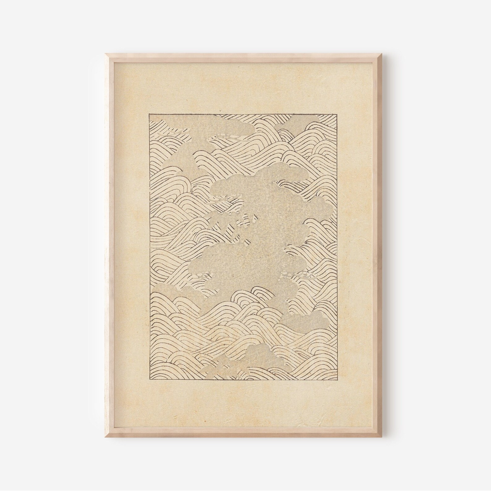 Japanese Posters /set of 3 Neutral Wall Art / Flower Sketches/botanical ...