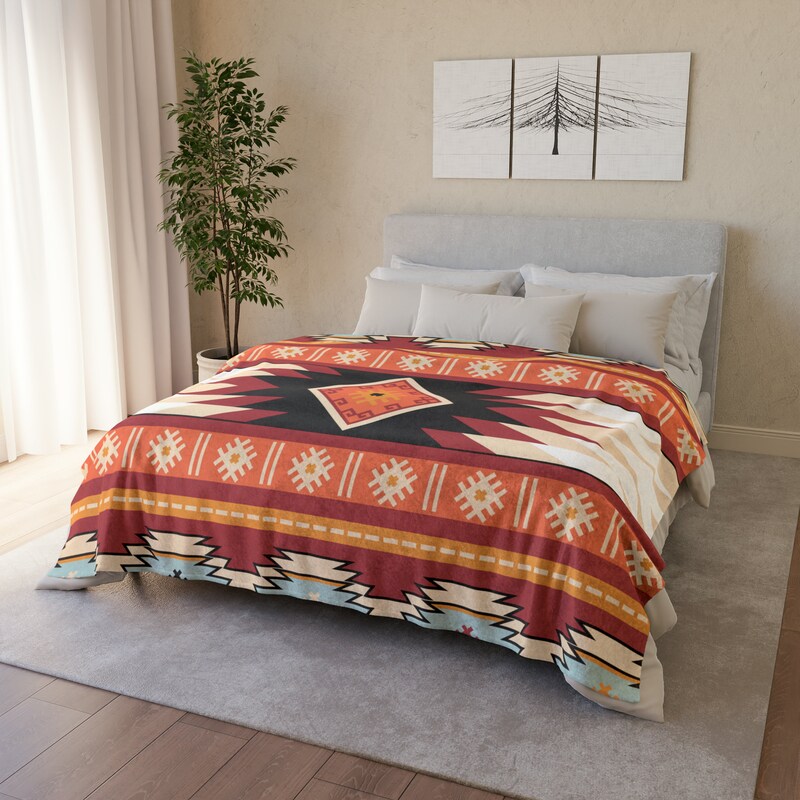 Aztec Blanket - Etsy