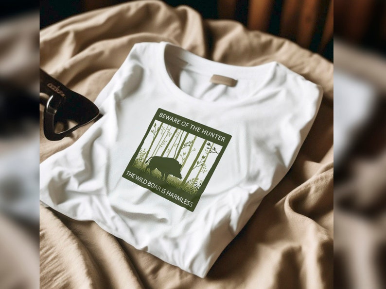 Boar SVG - Hog Svg - Beware of the Hunters Shirt - Wild Boar Shirt Svg ...