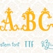 Baroque Font - TTF - Baroque Letters Svg - Royal Font - Monogram Font ...