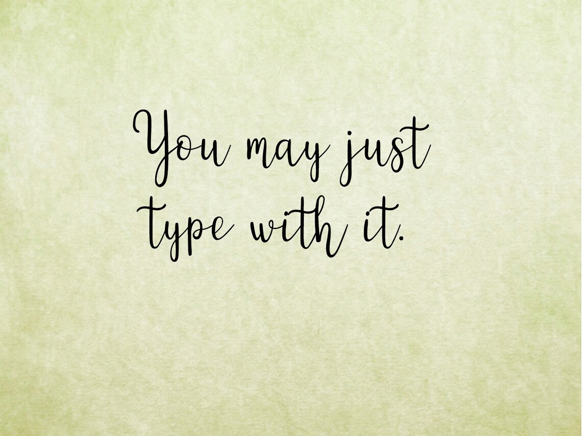 Cursive Font - Handwritten Font - TTF - Bow Font - Script Font - Font ...