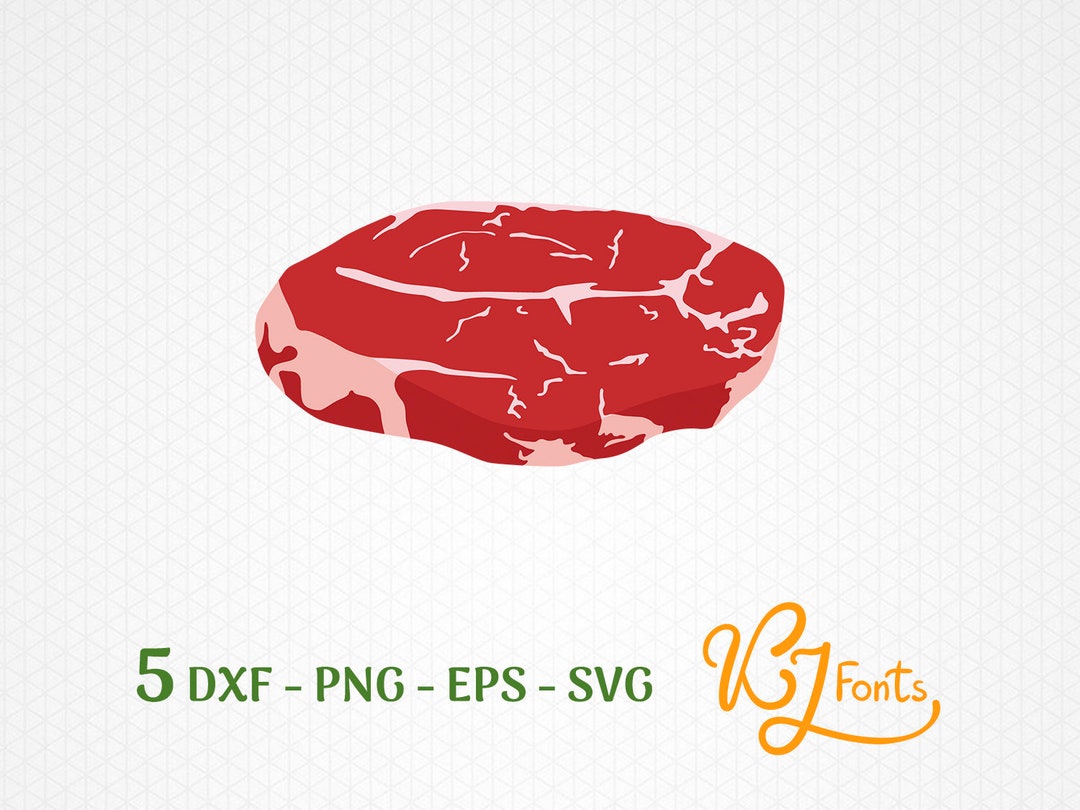 Meat SVG - Steak Svg - Flesh Svg - Beef Svg - Pork Svg - Meat Vector ...