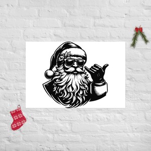Santa Shaka Svg, Hawaiian Santa Svg, Shaka Santa Svg, Christmas Svg ...