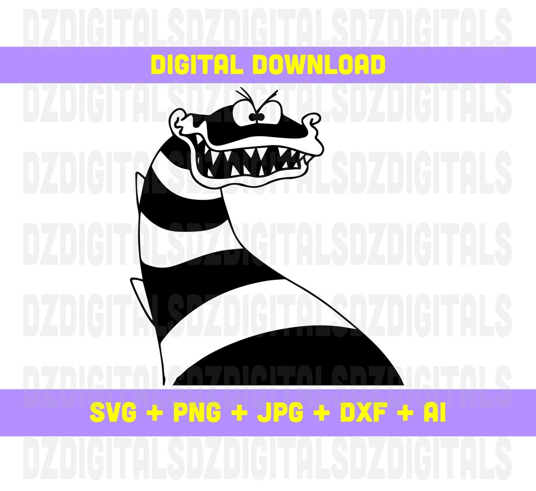 Beetlejuice Cartoon Sandworm Svg, Beetle Juice Svg, Sandworm Svg ...