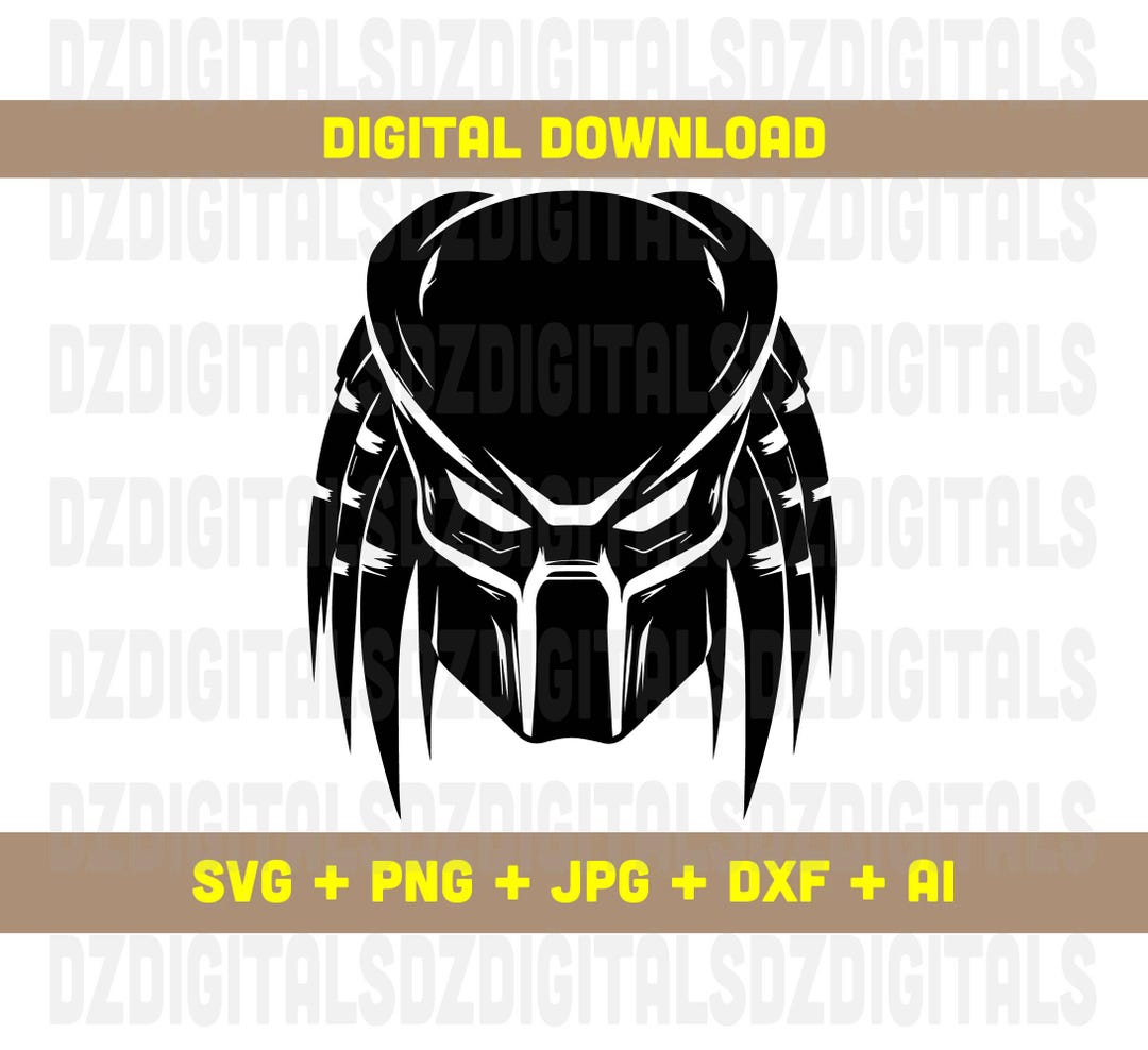 Predator Mask Svg, the Predator Svg, Alien Mask Svg, Movie Svg, Png ...