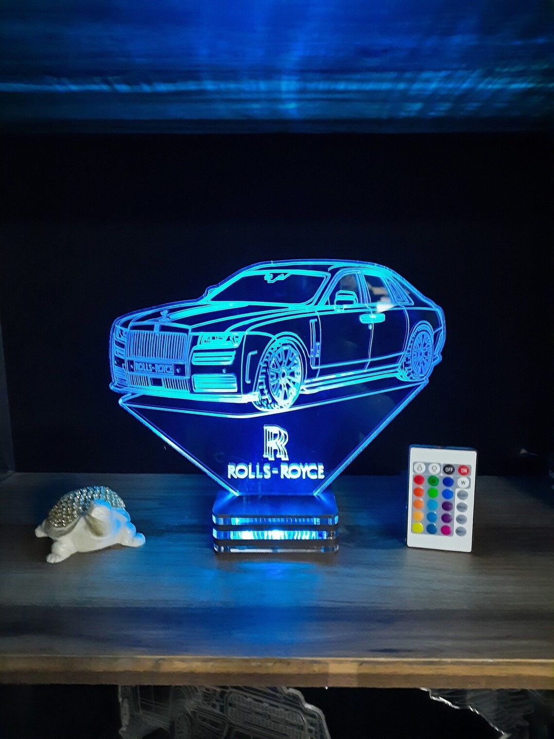 Personalized Rolls Royce 3D Lamp: Custom Car Night Light - Etsy