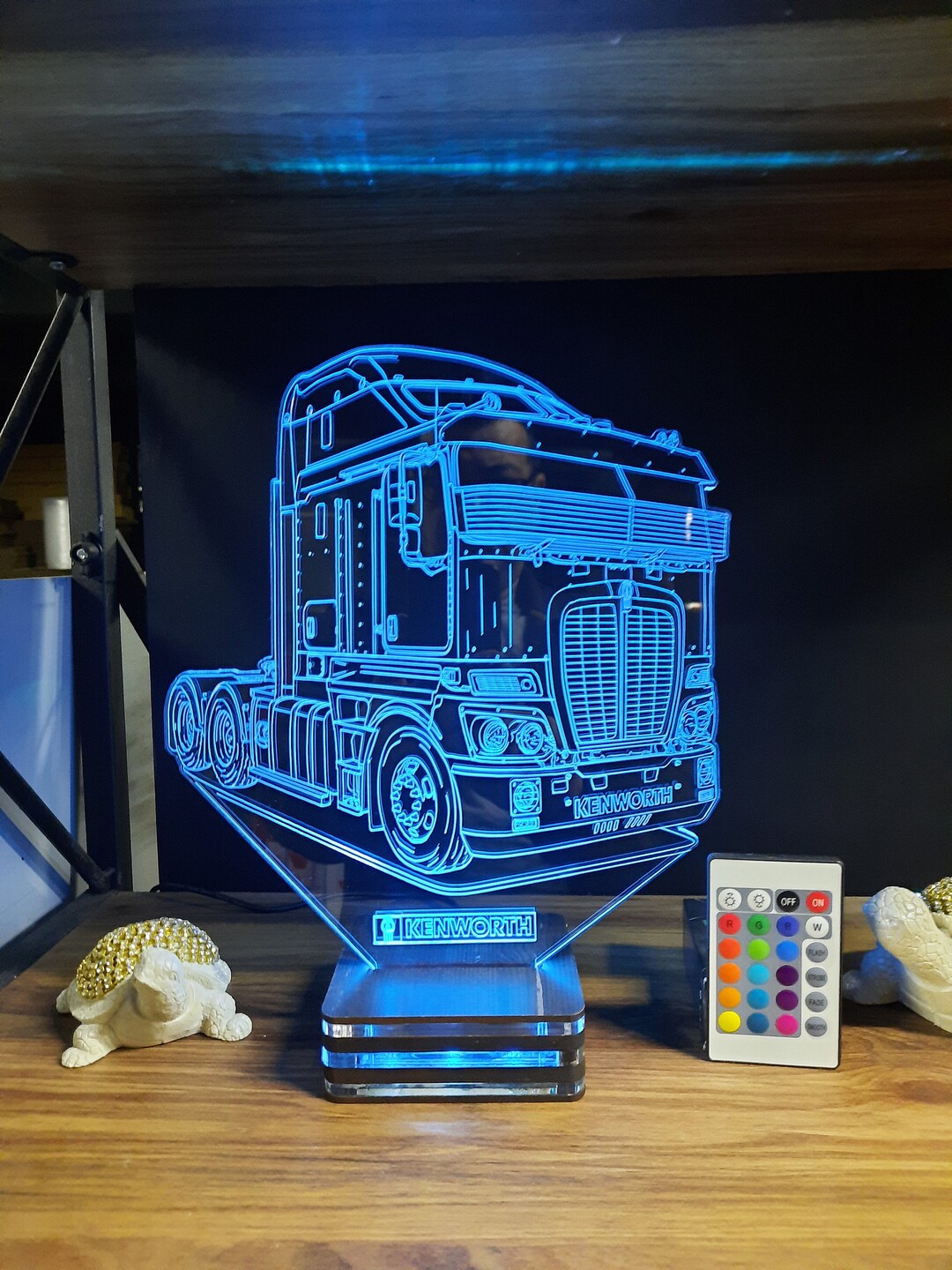Kenworth, Truck, Modeltrucks, Terminator, V8, Personalized 3d Lamp ...