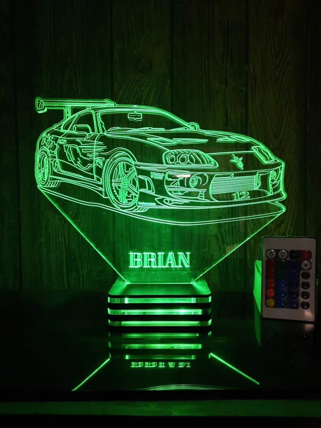 Toyota, Supra, Personalized 3d Lamp, the Fast and the Furious, Gift ...
