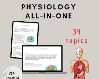 Physiology Digital Flashcards Physiotherapy Exams Summary A4 Physio ...