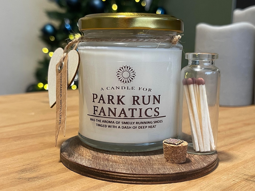A Candle for A Park Run Runner Funny Joke Soy Candles Gift Present ...