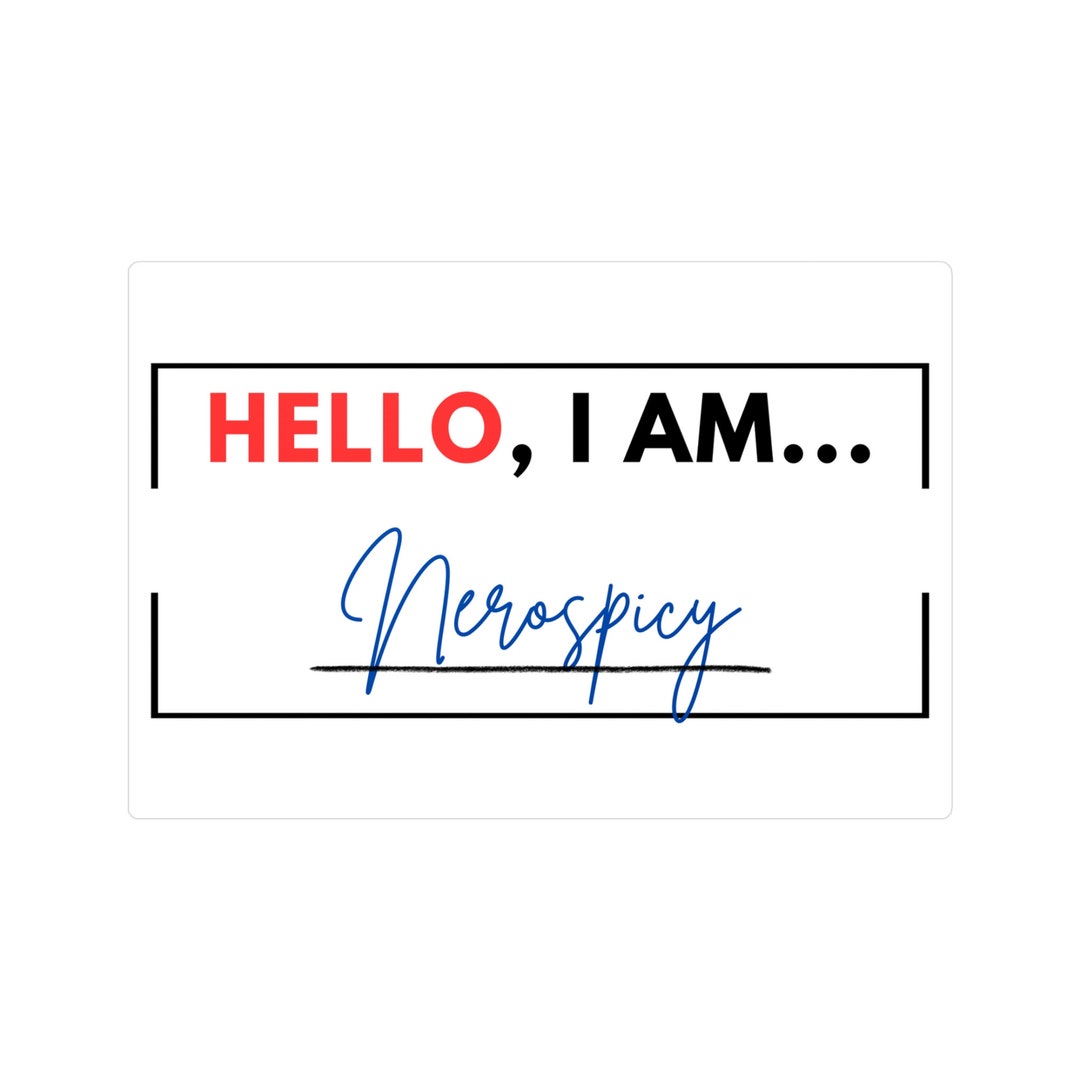 Stickers Hello I Am Neurospicy - Etsy