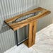 Epoxy Resin Console Table - Epoxy Entryway Table - Resin Entry Table - Custom Console Table ...