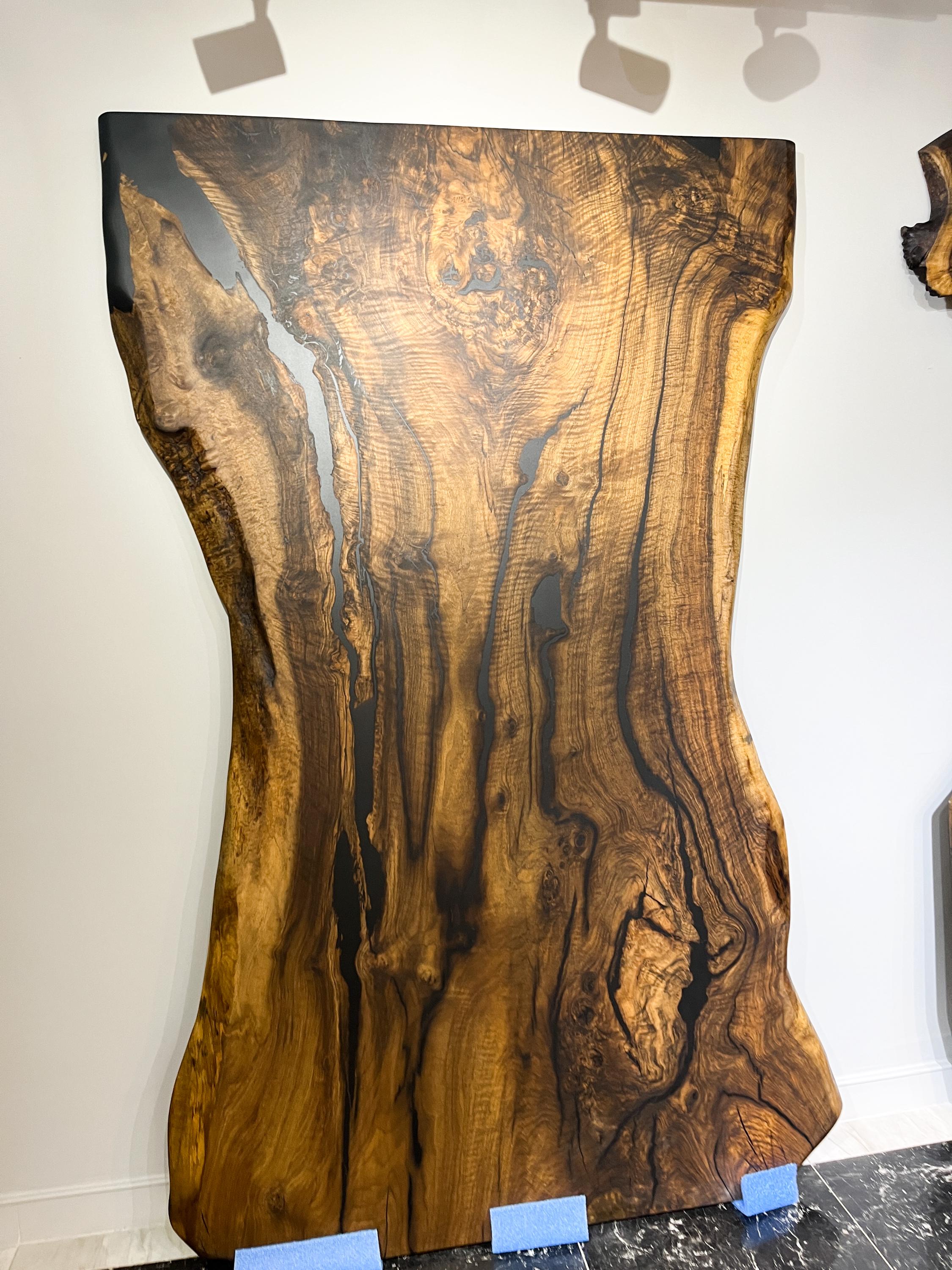 One Piece Slab Dining Table - One of A Kind Wood Slab Table - Live Edge ...