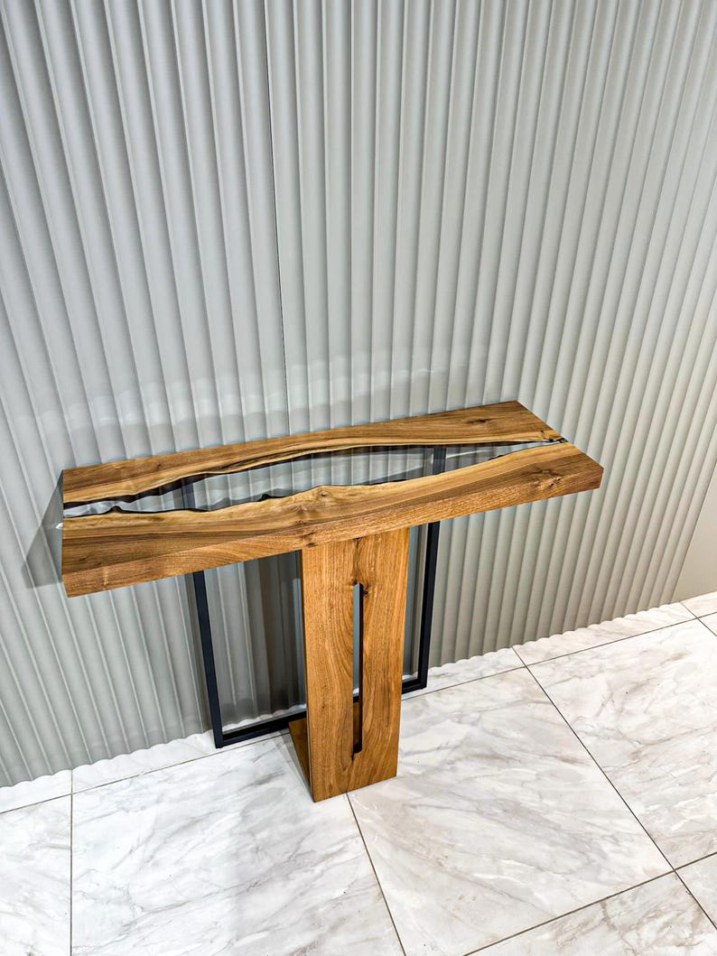 Epoxy Resin Console Table - Epoxy Entryway Table - Resin Entry Table ...