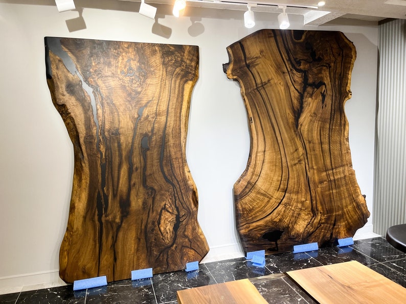 One Piece Slab Dining Table - One of A Kind Wood Slab Table - Live Edge ...