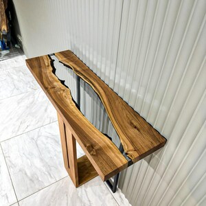 Epoxy Resin Console Table - Epoxy Entryway Table - Resin Entry Table ...