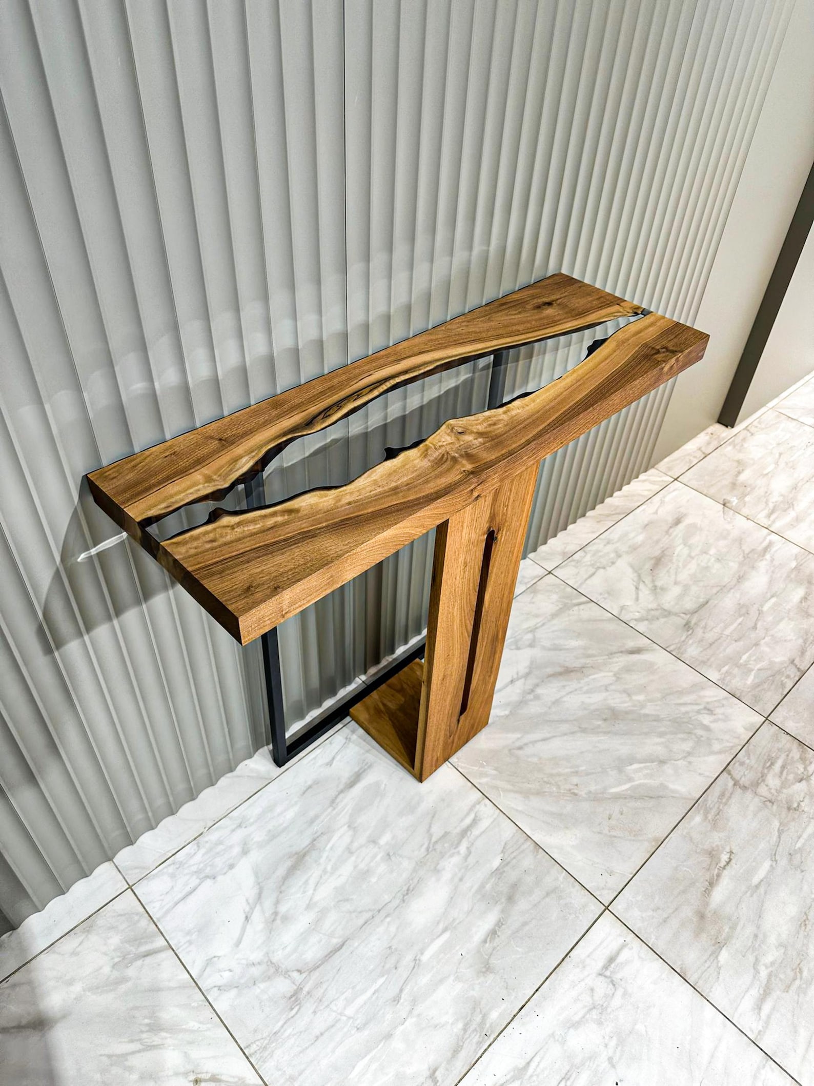 Epoxy Resin Console Table - Epoxy Entryway Table - Resin Entry Table ...