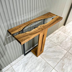 Epoxy Resin Console Table - Epoxy Entryway Table - Resin Entry Table ...